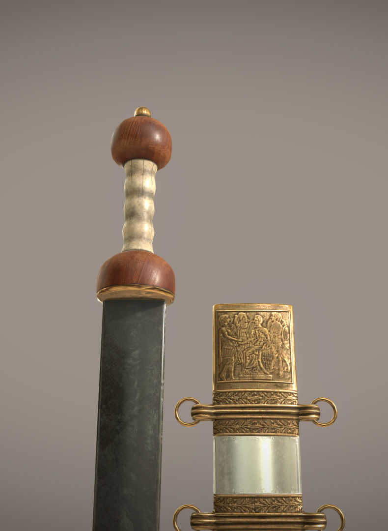 Sword of Tiberius free VR / AR / low-poly 3D model | CGTrader