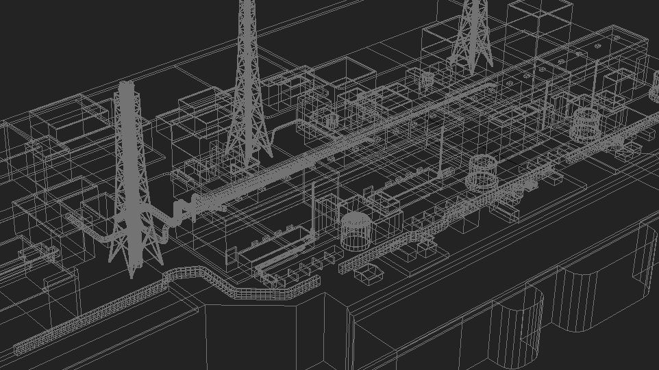 Fukushima 1 3D model | CGTrader