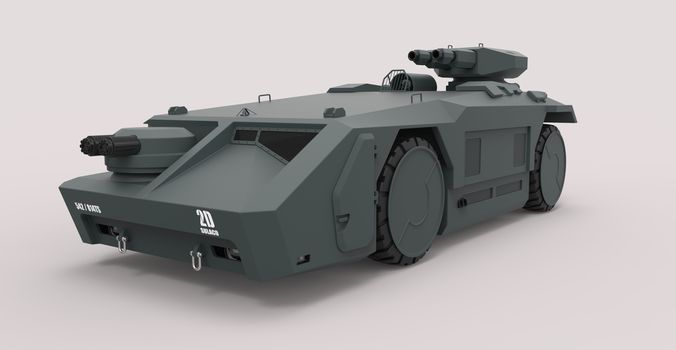Armored personnel carrier M577 from the movie Aliens 3D model | CGTrader