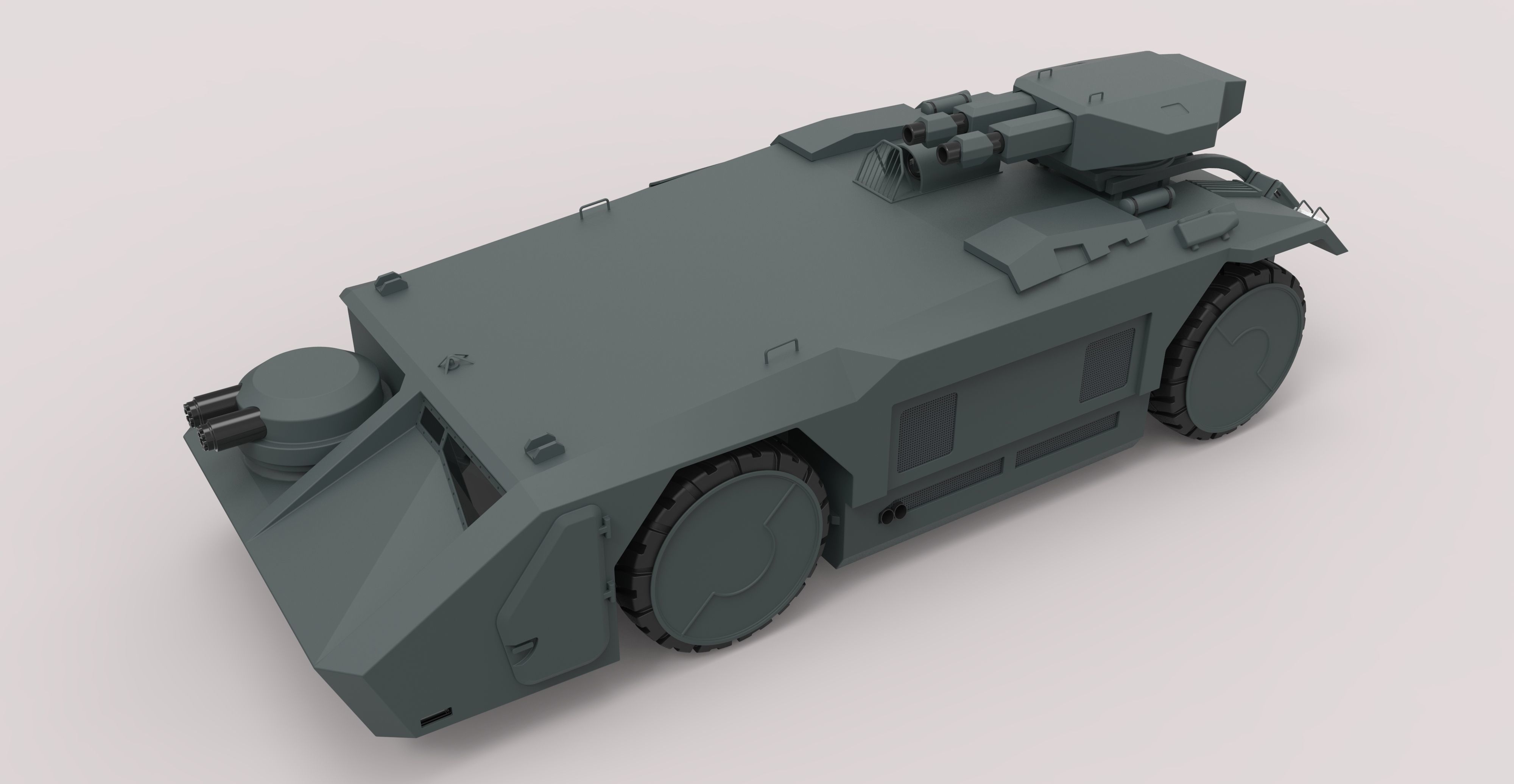 Armored personnel carrier M577 from the movie Aliens 3D model | CGTrader