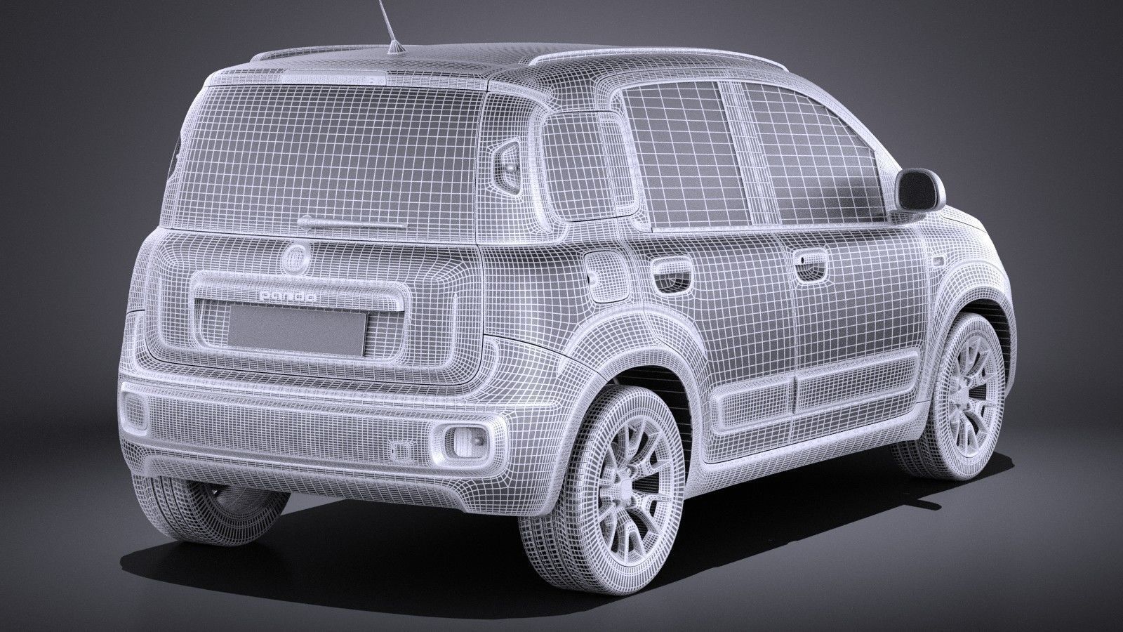 Fiat Panda 2017 3D model | CGTrader