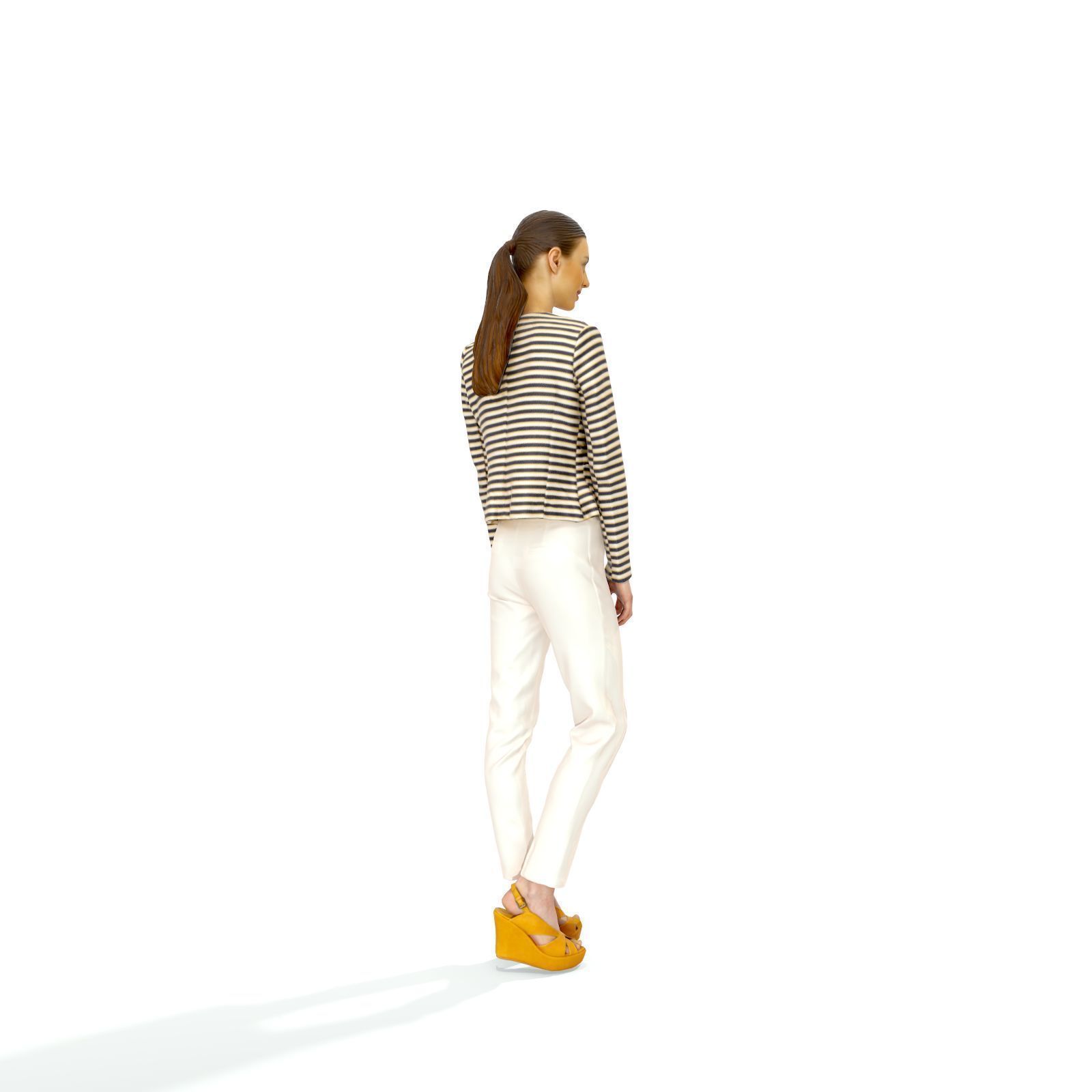 3D model Modern Dressed Standing Woman - CWom0326-HD2-O01P01-S VR / AR ...