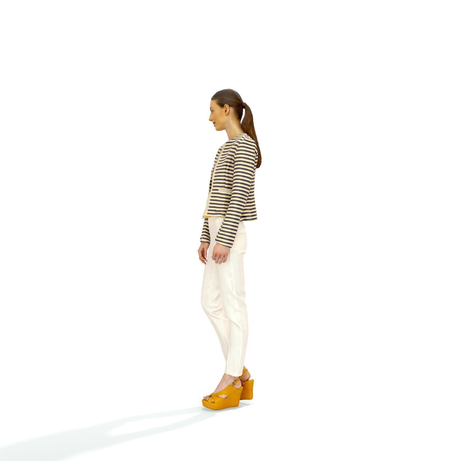 3D model Modern Dressed Standing Woman - CWom0326-HD2-O01P01-S VR / AR ...