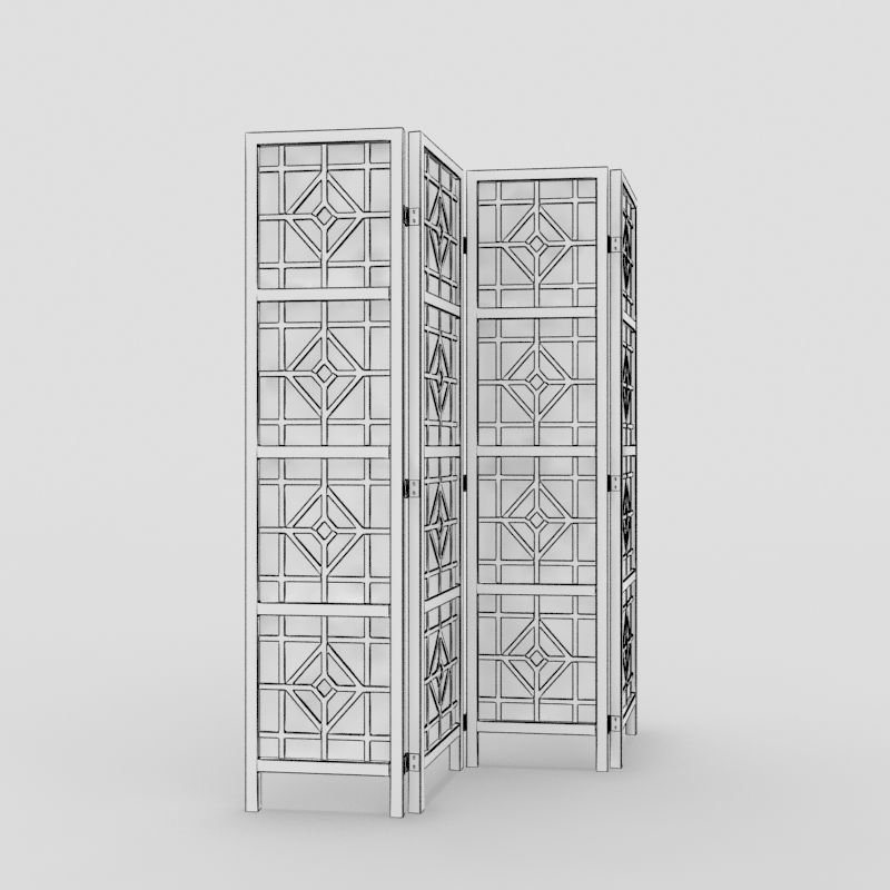 Room Divider 2 3D model | CGTrader