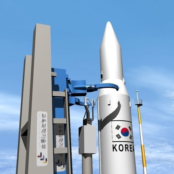Naro Launch Pad 3D model | CGTrader