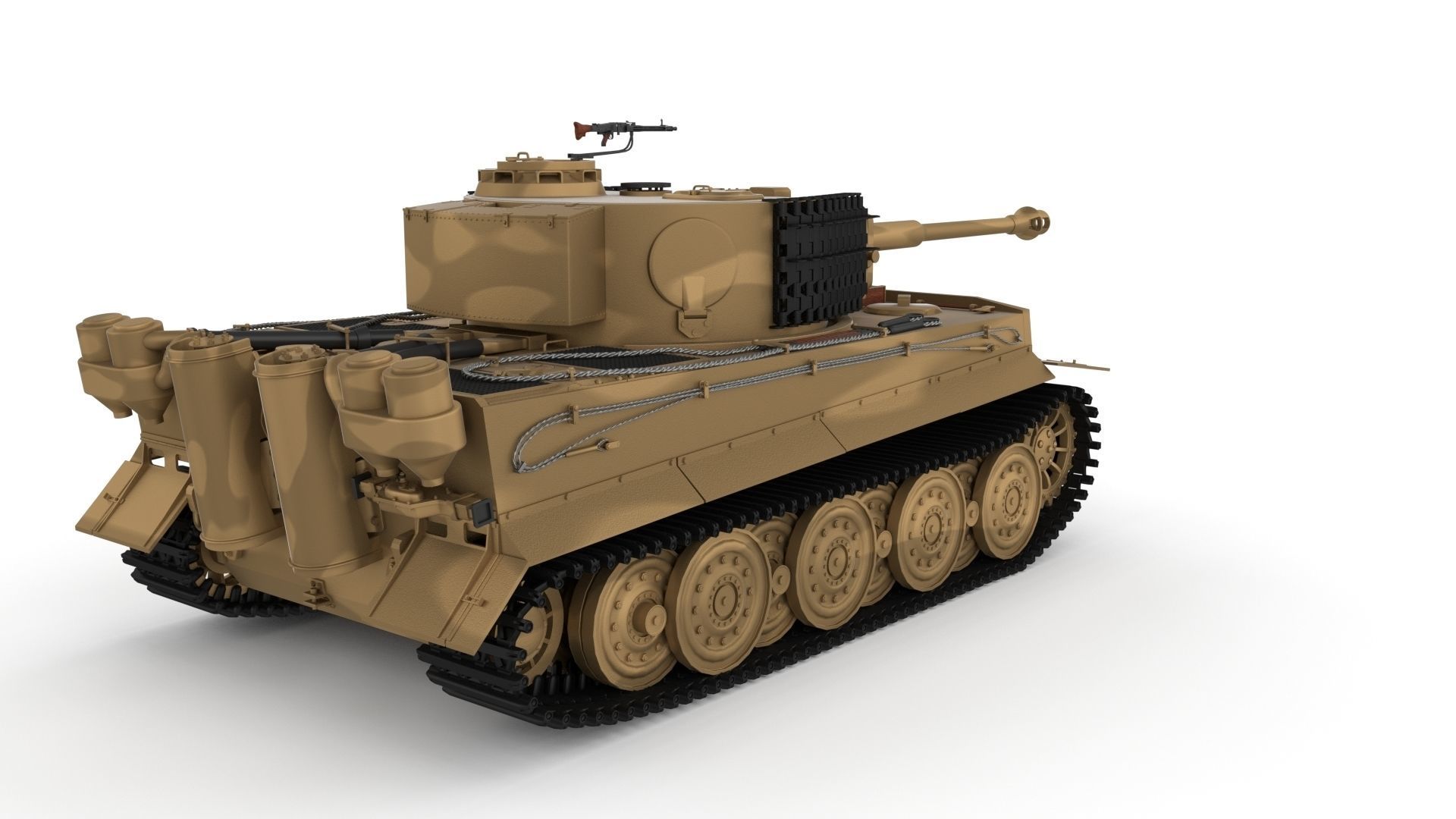 Panzer Tiger Tank Late 1944 v1 3D model | CGTrader