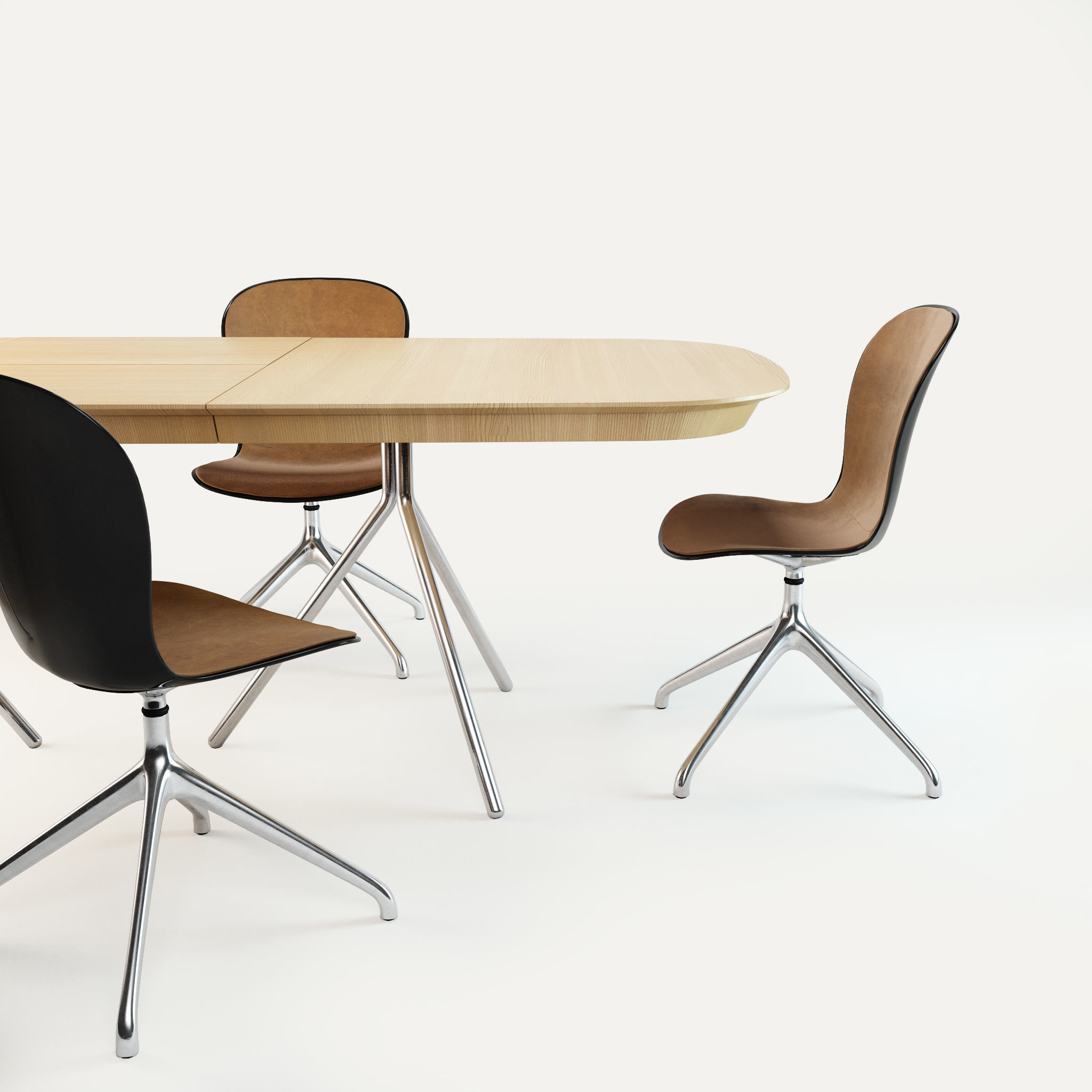 BoConcept Adelaide Chair Ottawa Table 3D model | CGTrader