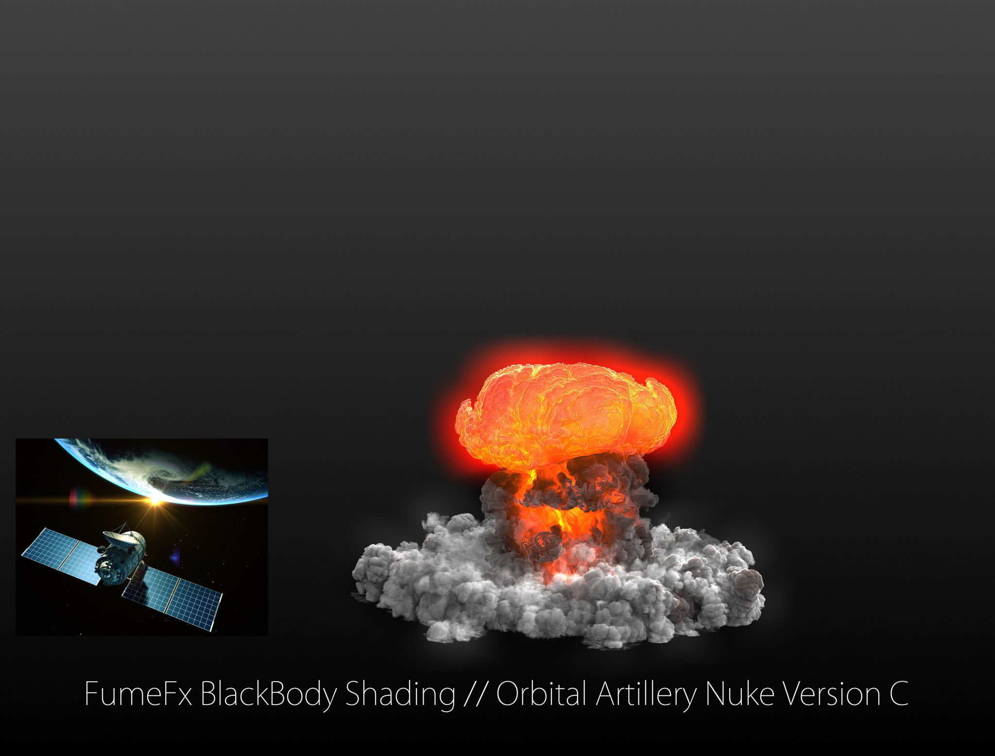 3D model FumeFx Nuclear Explosion Asset VR / AR / low-poly rigged ...