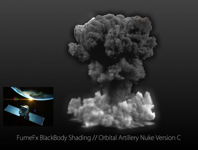 3D model FumeFx Nuclear Explosion Asset VR / AR / low-poly MAX ...
