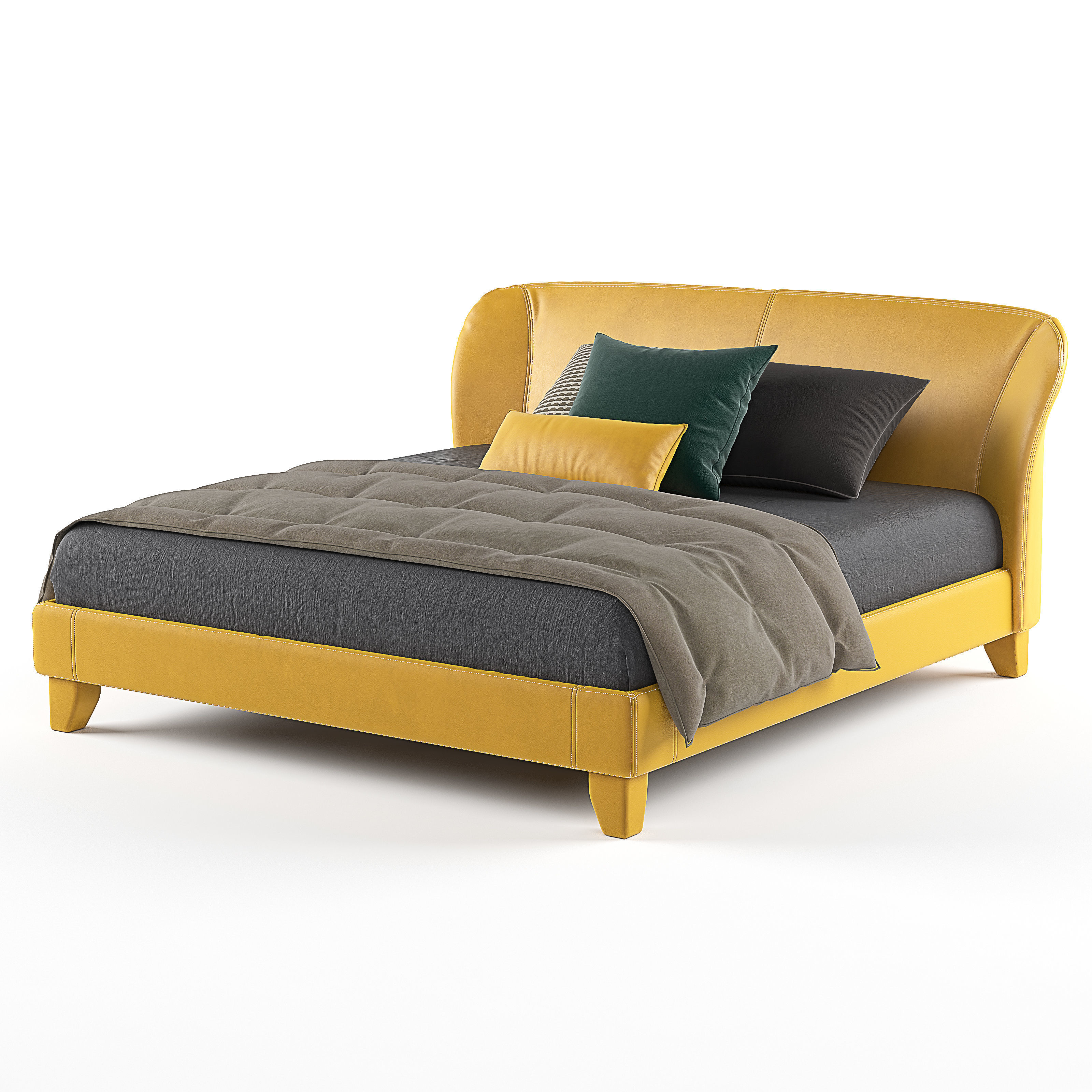 Bed Carnaby 3D model | CGTrader