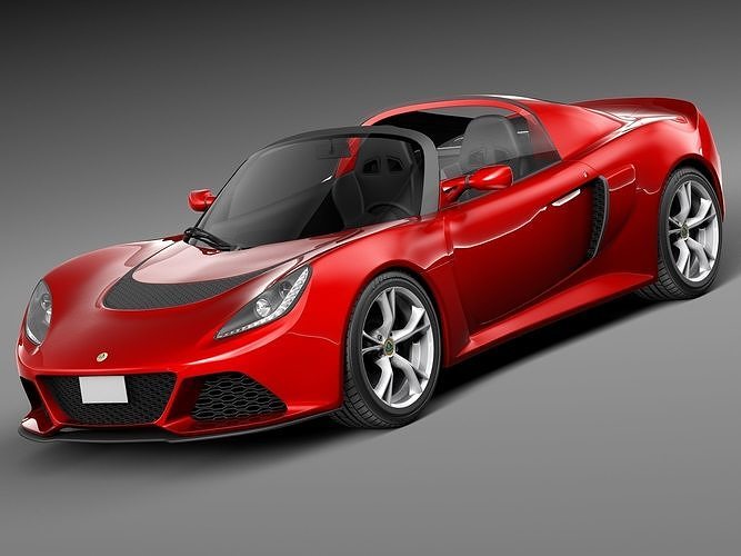Lotus Exige S Roadster 2014 3D model | CGTrader