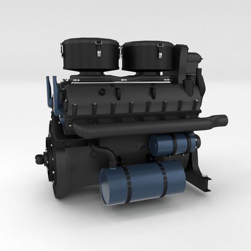 Maybach HL230 Engine Panzer Tiger Unit 3D model | CGTrader