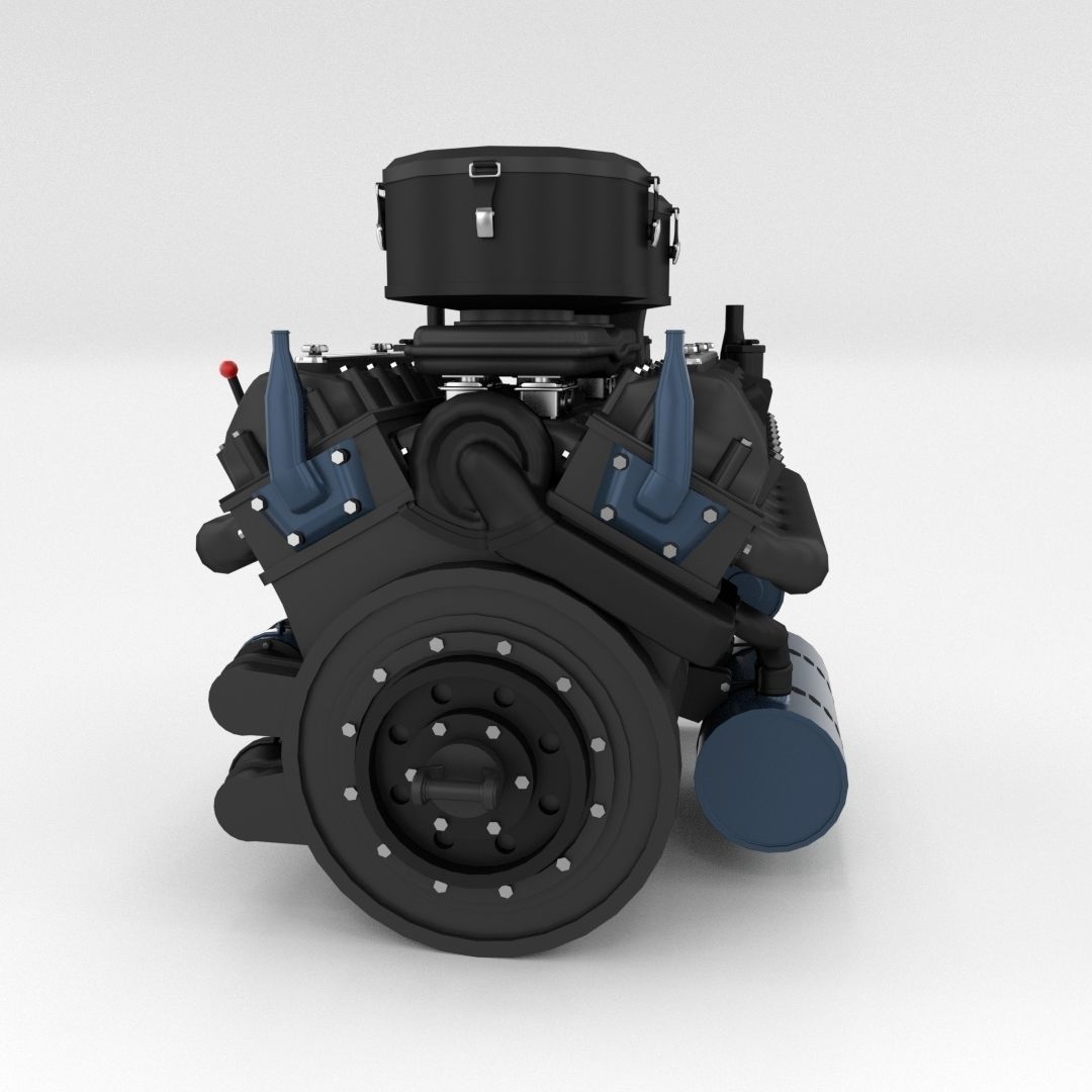 Maybach HL230 Engine Panzer Tiger Unit 3D model | CGTrader