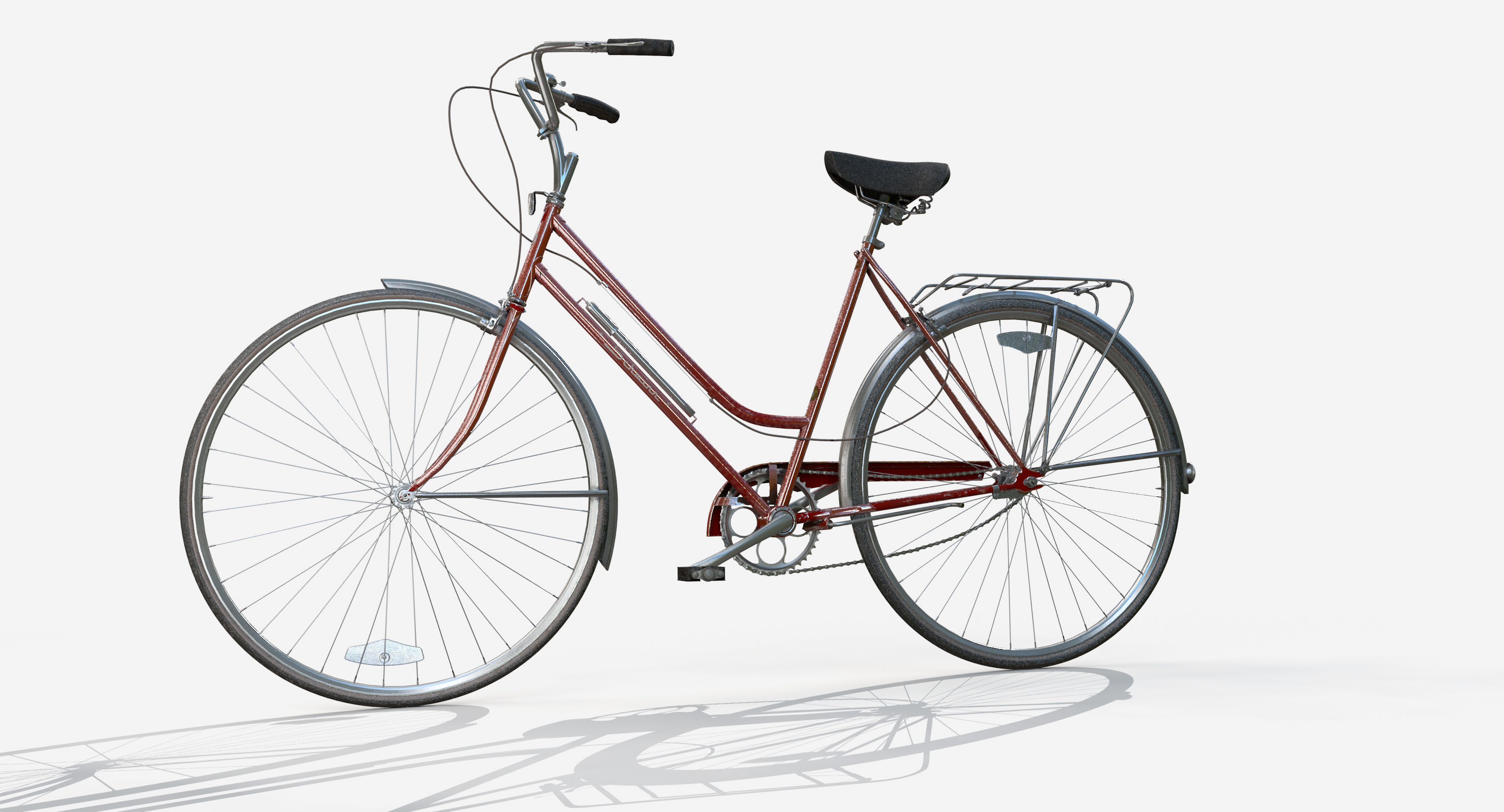 Vintage bicycle 3D model | CGTrader
