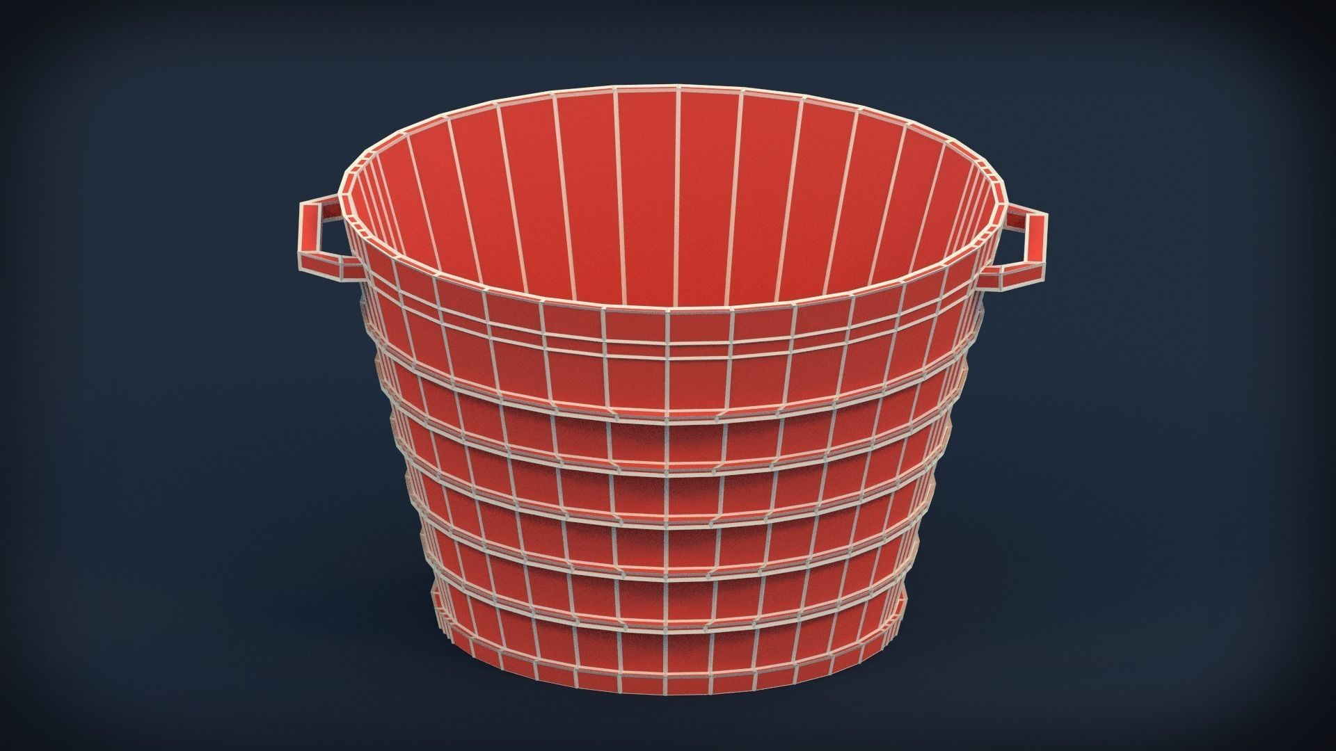 Low Poly Buckets - Pack 1 free VR / AR / low-poly 3D model 3D printable ...