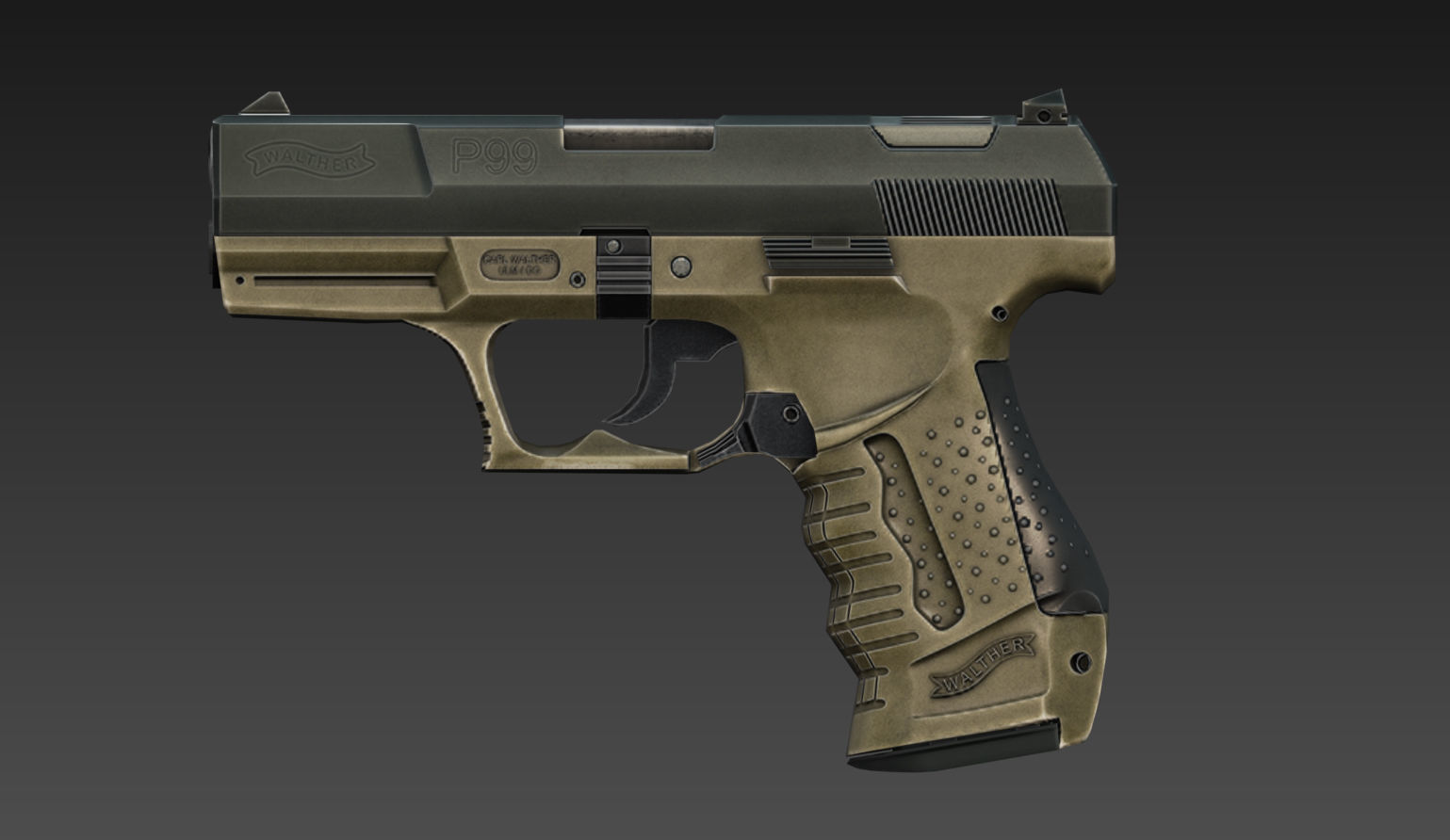 3D model Walther P99 - Game mesh VR / AR / low-poly | CGTrader