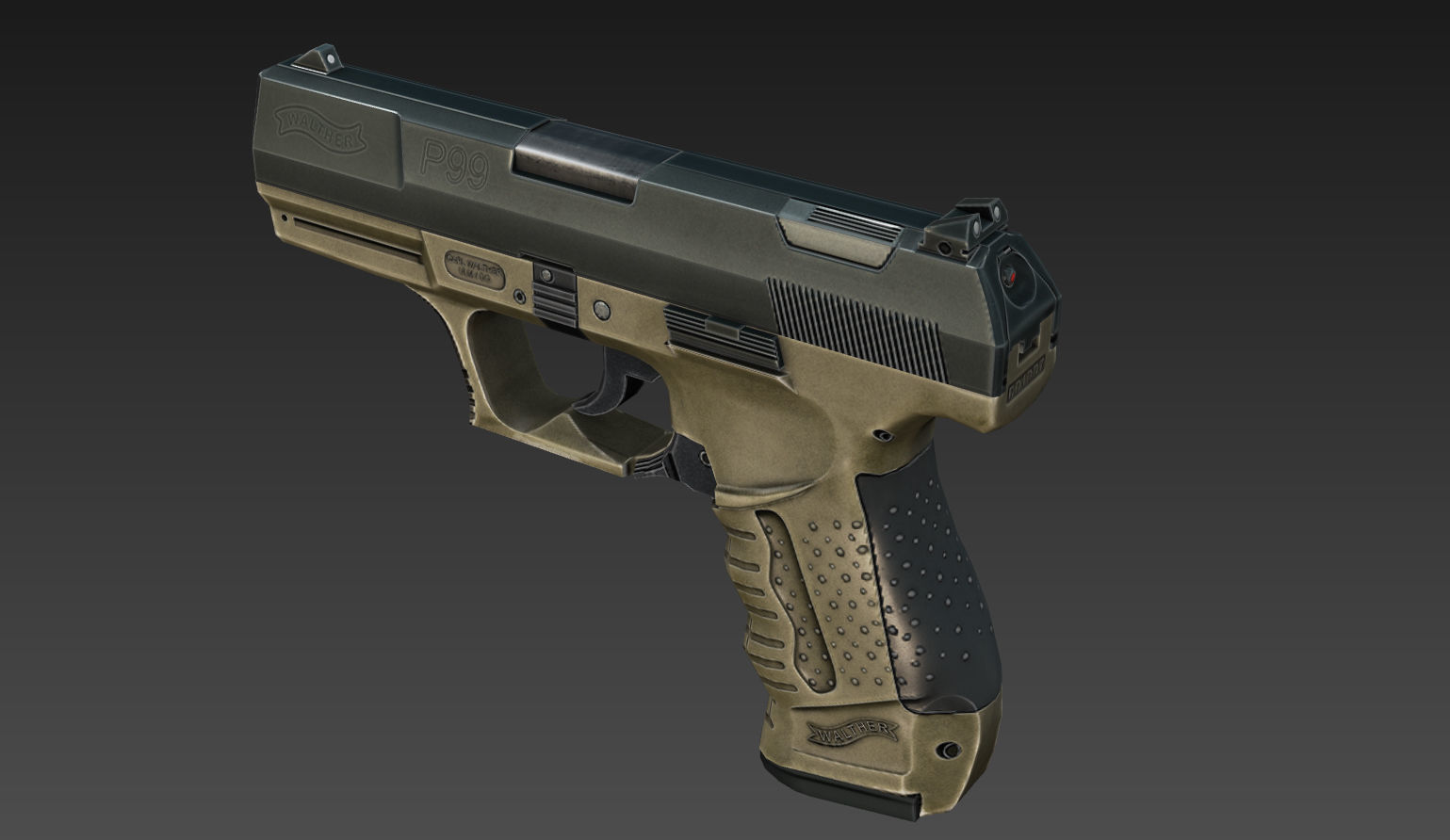 3D model Walther P99 - Game mesh VR / AR / low-poly | CGTrader