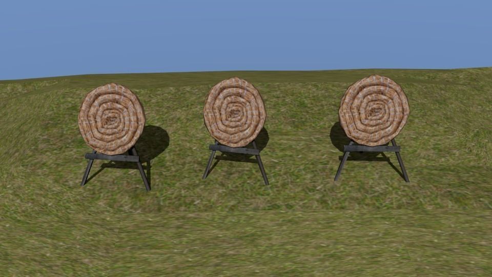 Medieval target free VR / AR / low-poly 3D model | CGTrader