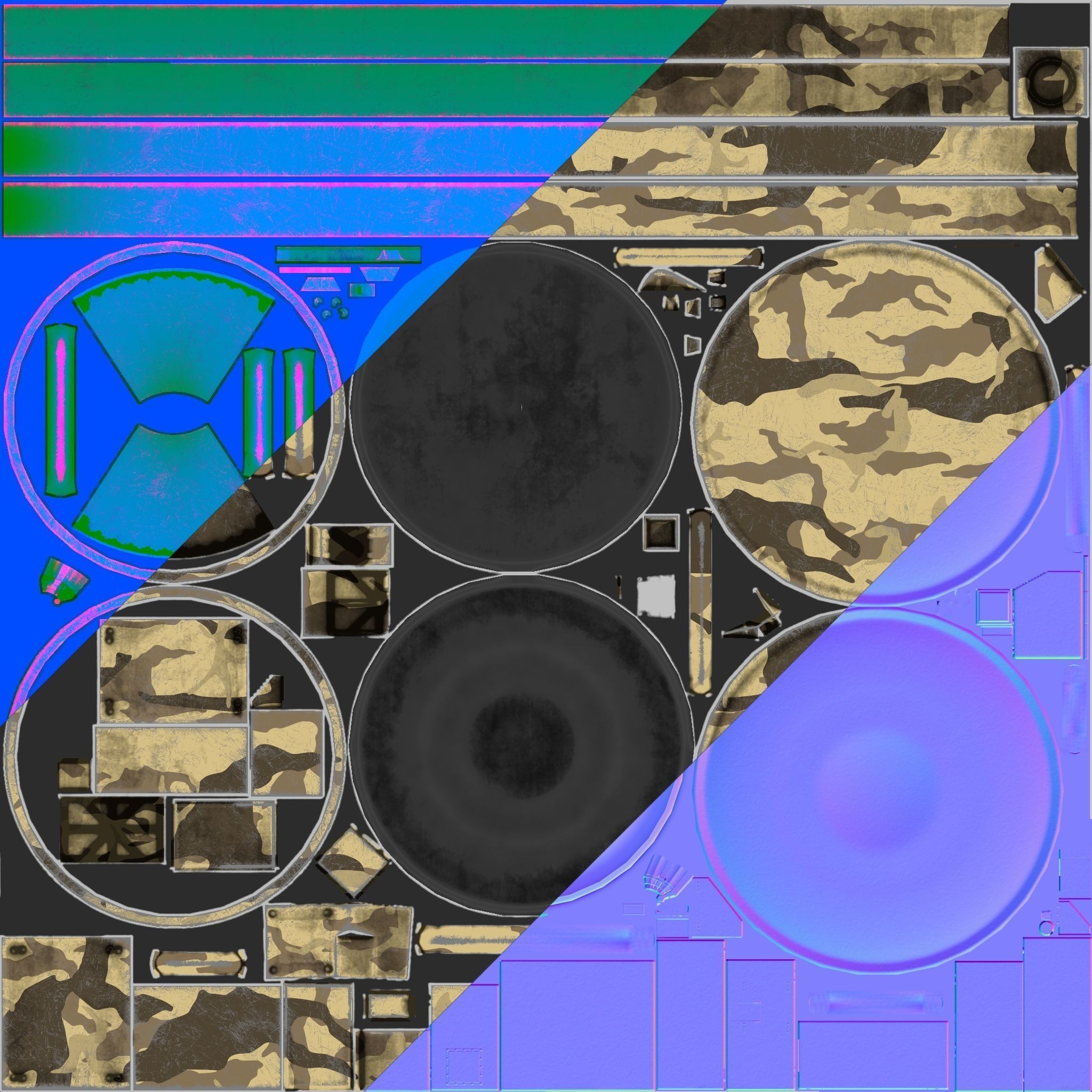 3D model Low Poly PBR Sentinel Radar - HPIR VR / AR / low-poly | CGTrader