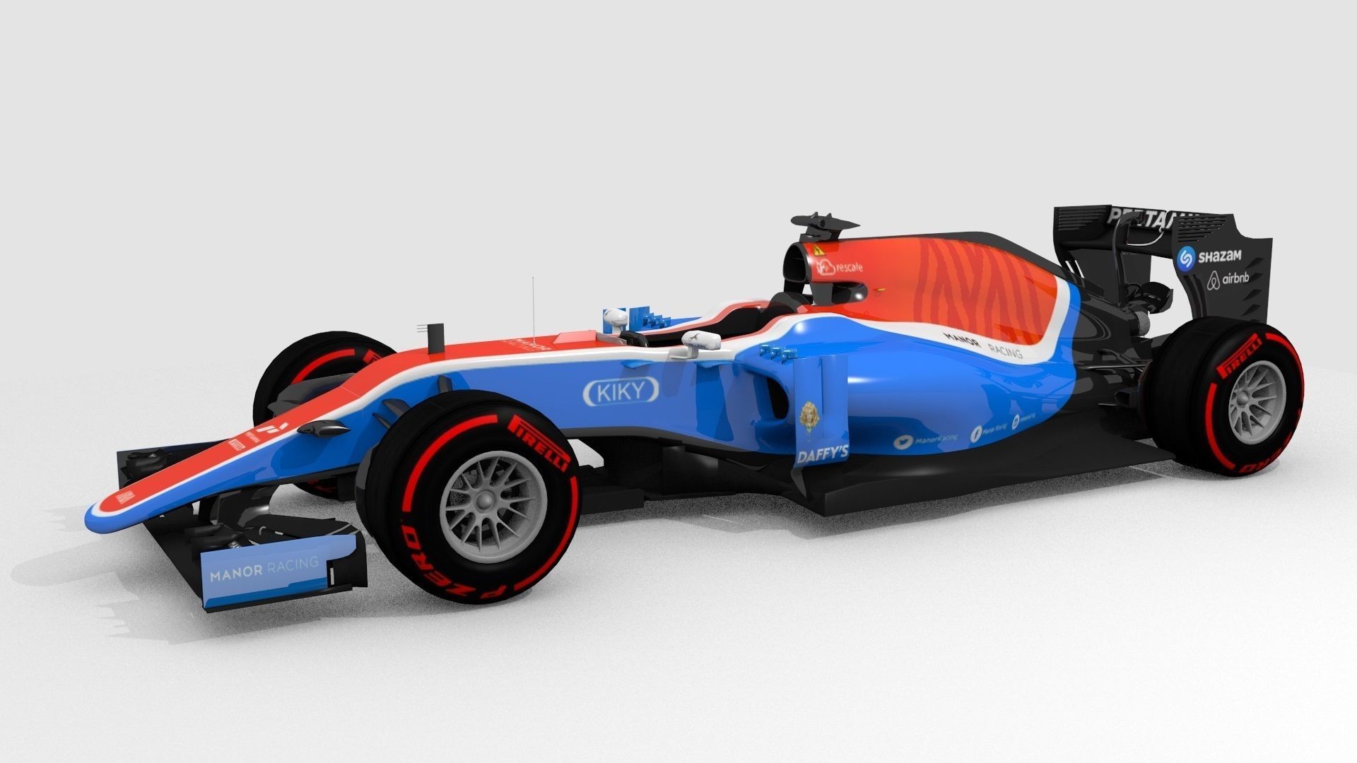 3D model of 2016 Manor Racing MRT05 3D model | CGTrader