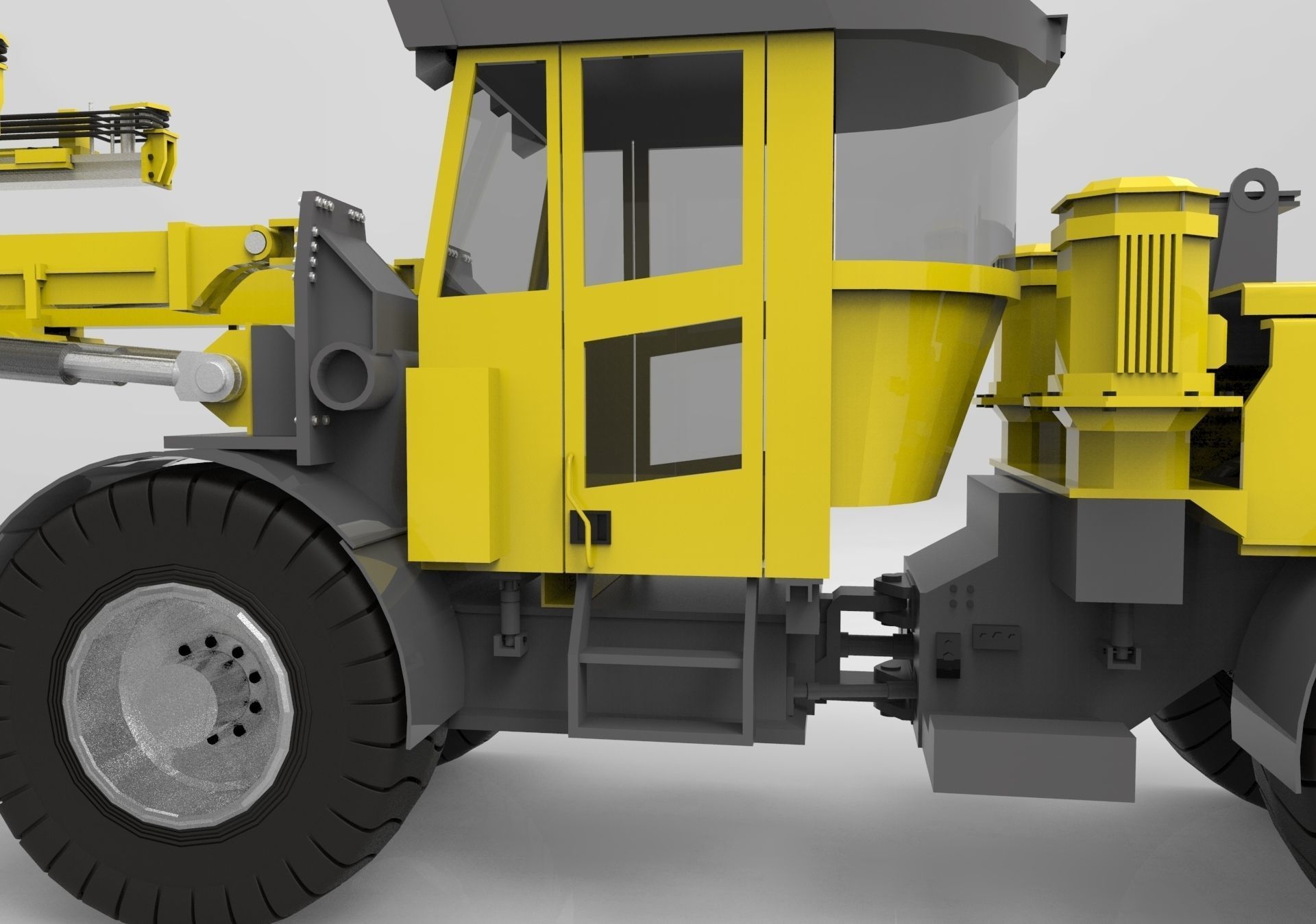 3D model Atlas Copco boomer 3d model VR / AR / low-poly | CGTrader