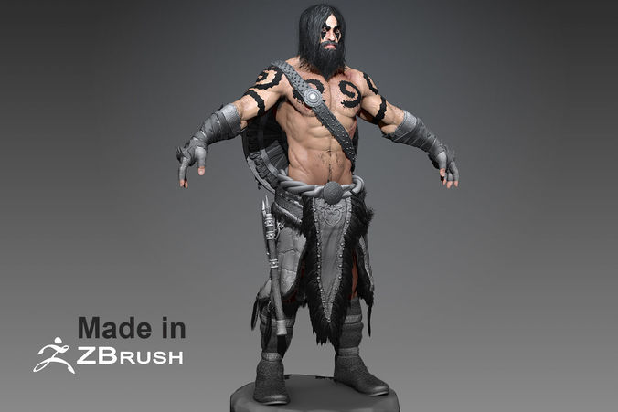 Zbrush Barbarian 3D model | CGTrader