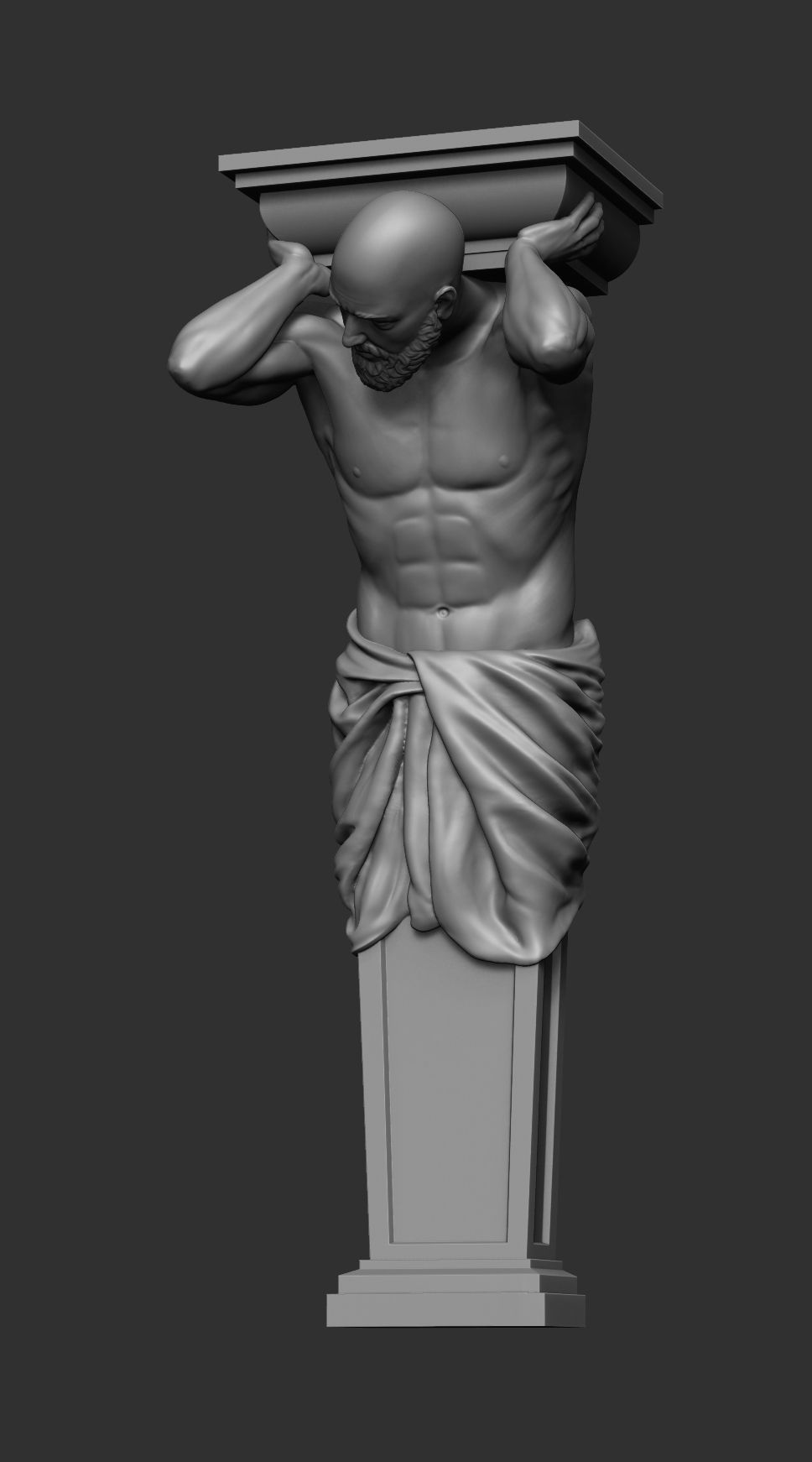 Atlas Statue 2 3D model 3D printable | CGTrader