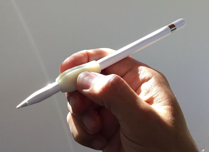 iGRIP - Apple Pencil tripod Grip 3D model 3D printable | CGTrader