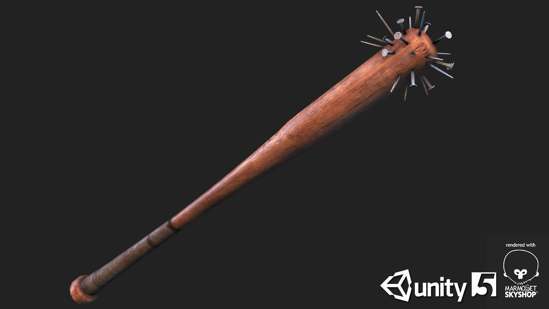 3D model Baseball Bat Weapon 03 VR / AR / low-poly | CGTrader