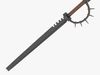 3D model Sword with a spiked handle VR / AR / low-poly | CGTrader