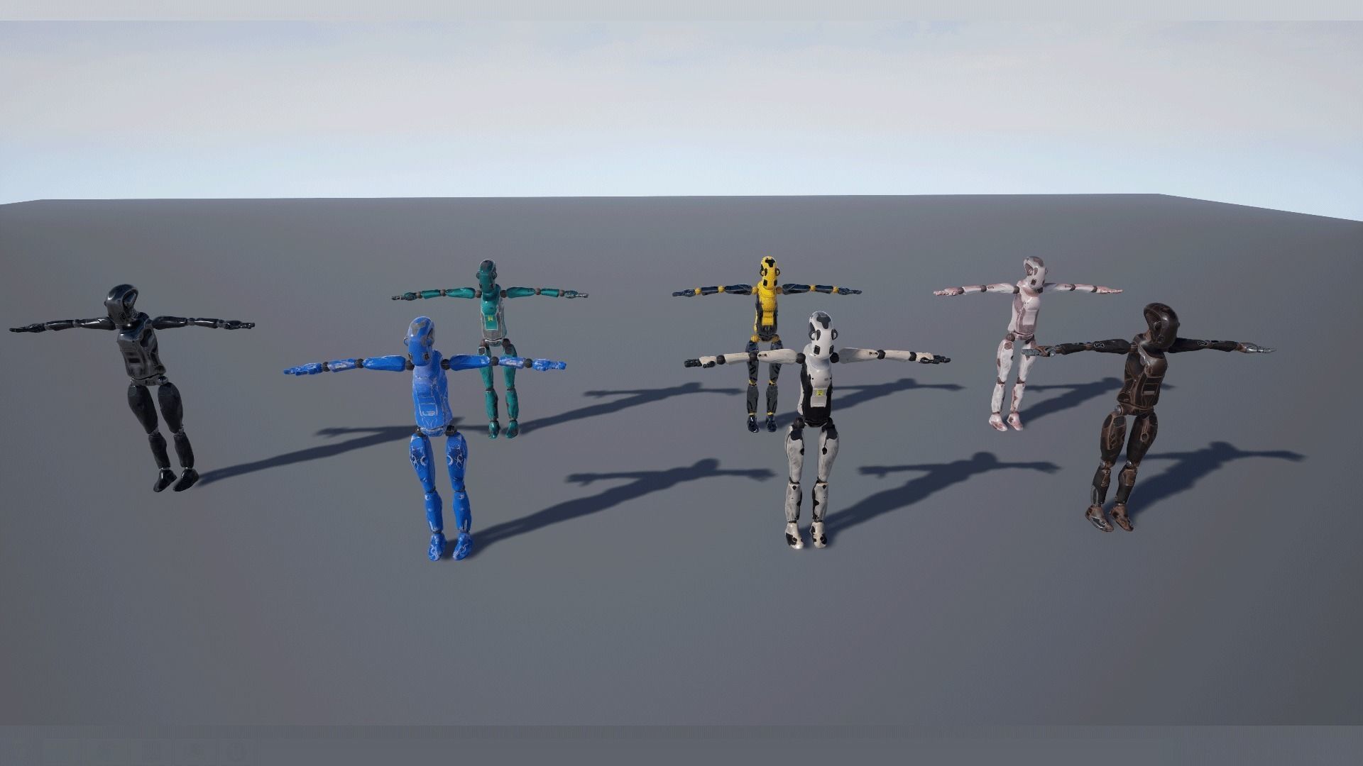 3D model WORKER ROBOT VR / AR / low-poly rigged animated | CGTrader