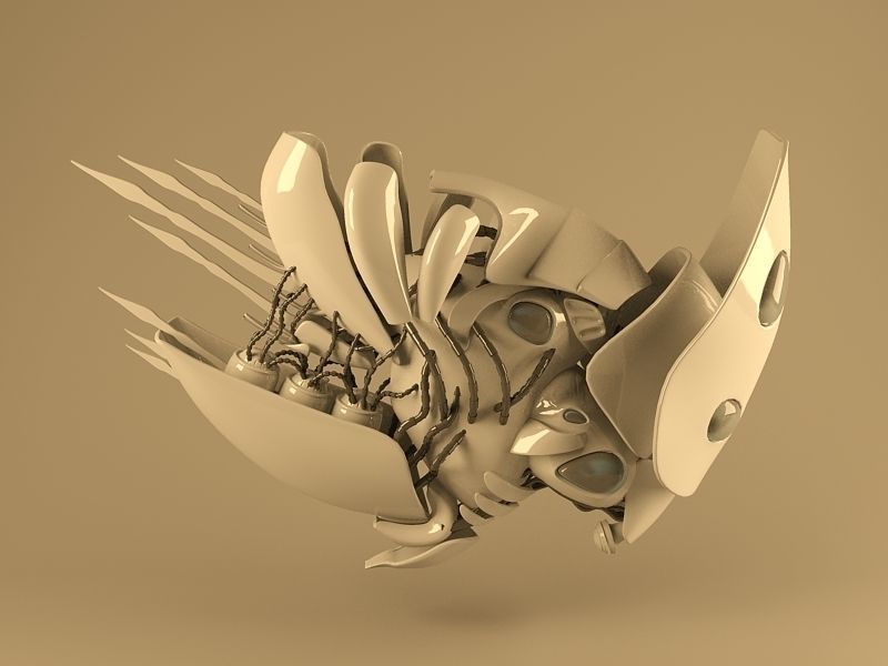 Spaceship Design 3D model | CGTrader