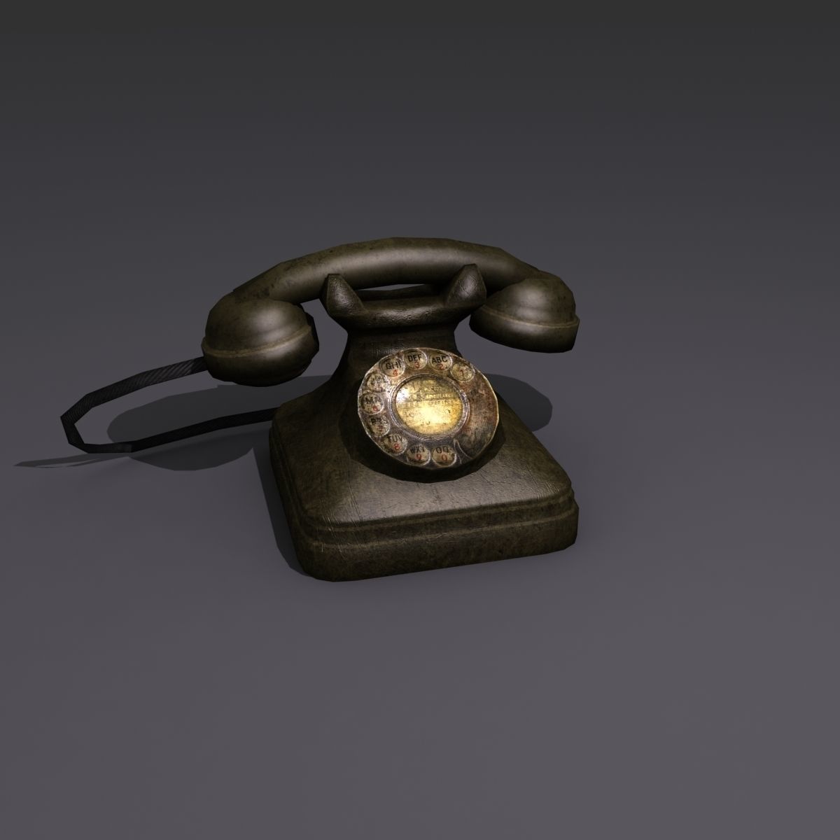 3D model Low Poly Telephone Model VR / AR / low-poly | CGTrader