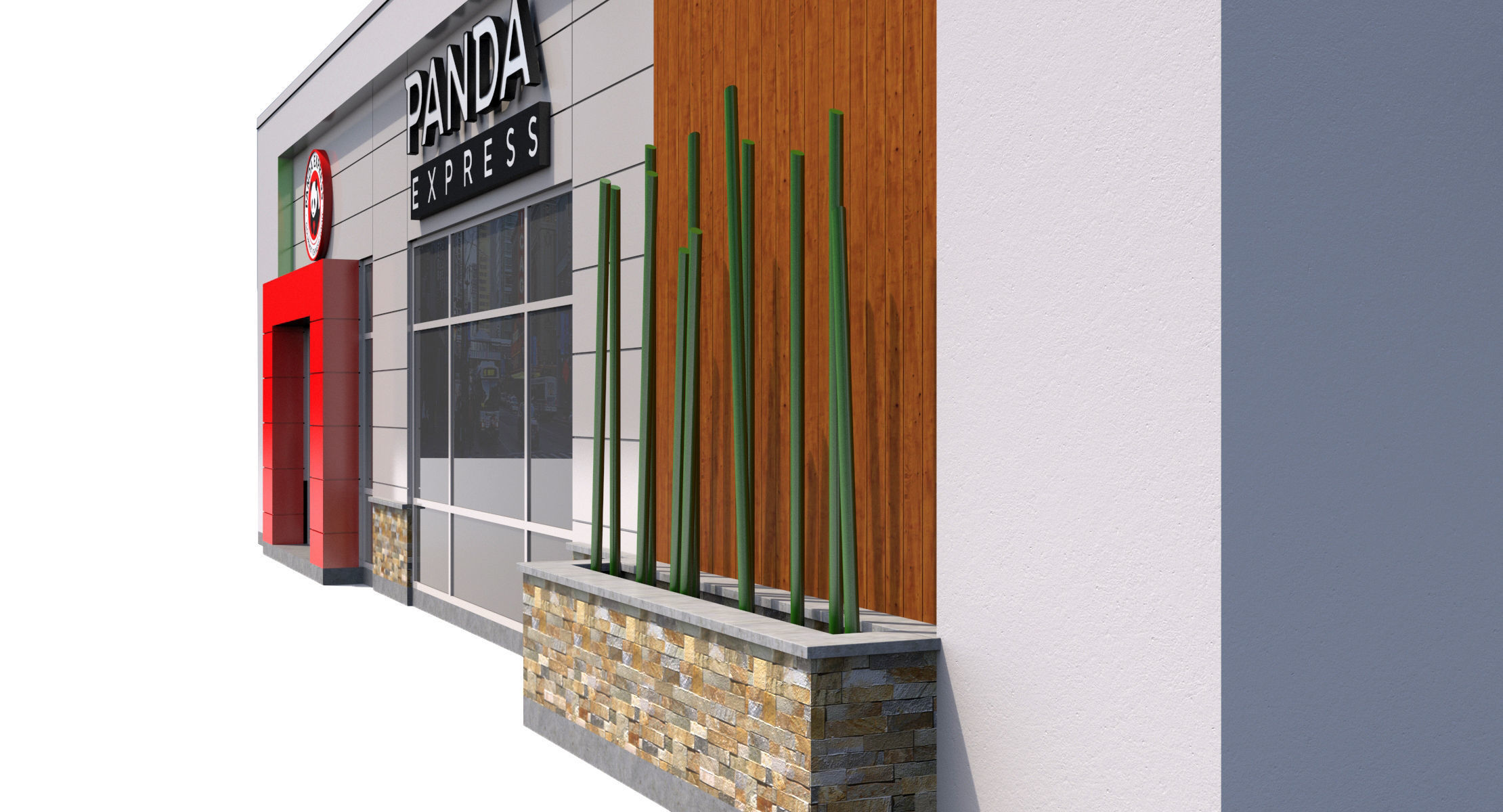 Panda Express 3D model | CGTrader