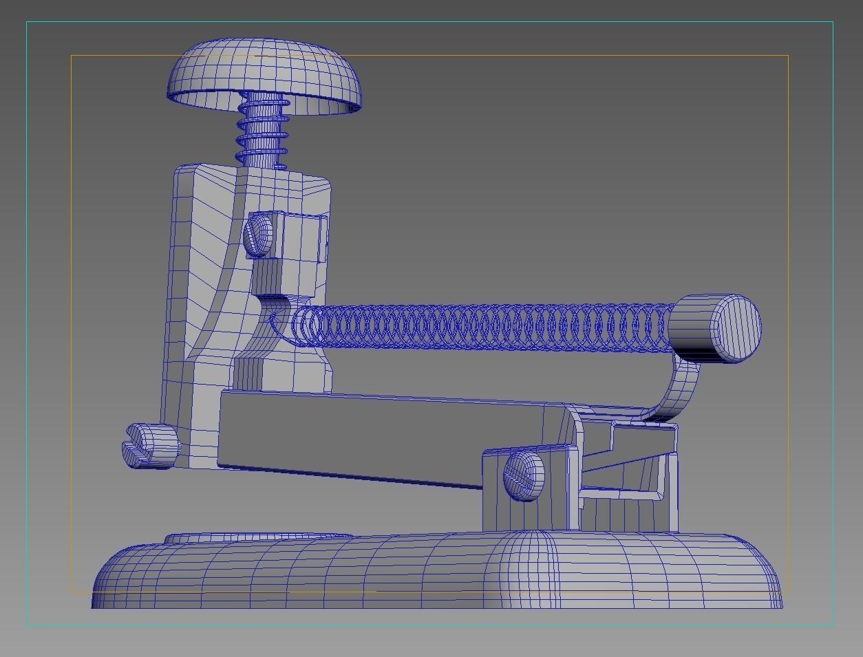 Vintage stapler 3D model | CGTrader