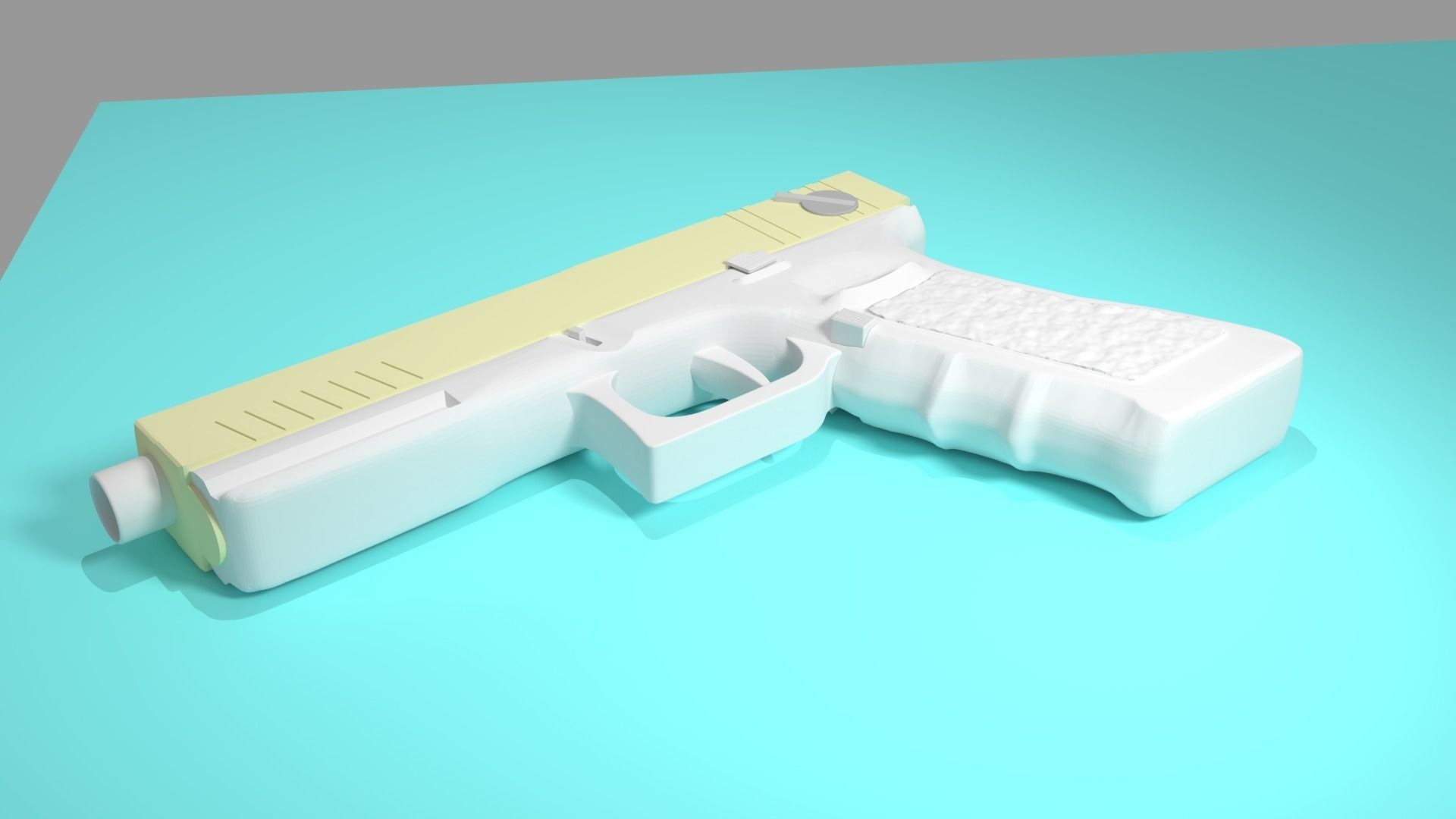 Glock Handgun free 3D model | CGTrader