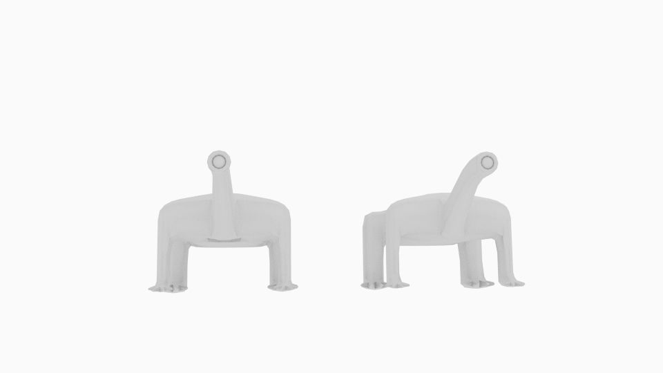 3D model Oneye Long Neck Alien VR / AR / low-poly | CGTrader