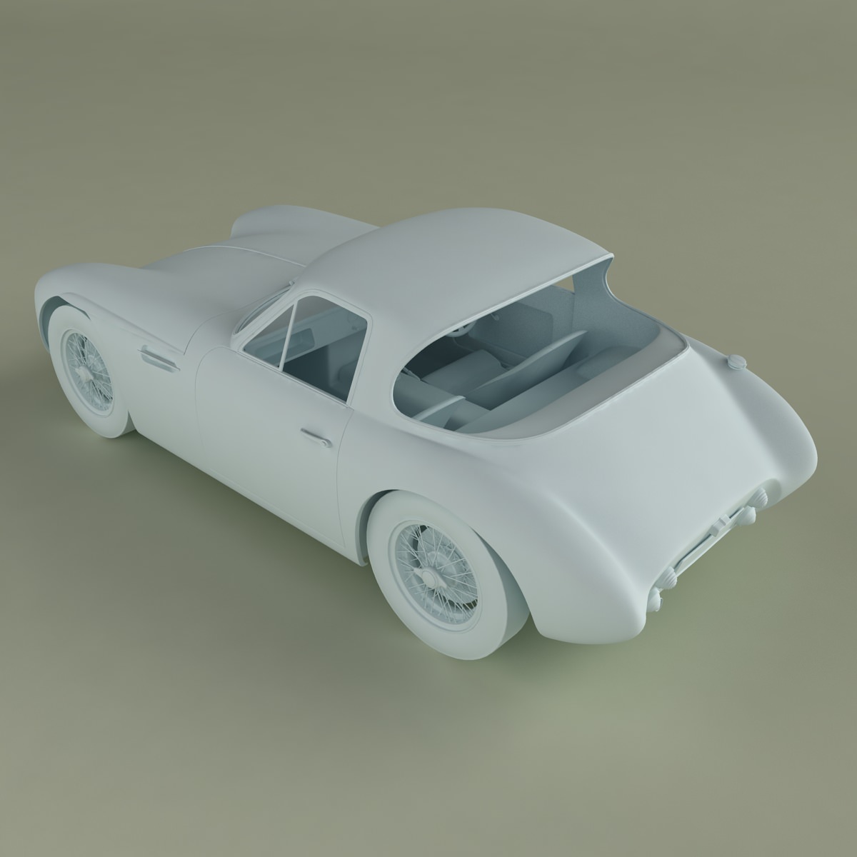 TVR Grantura mk 1 3D model | CGTrader