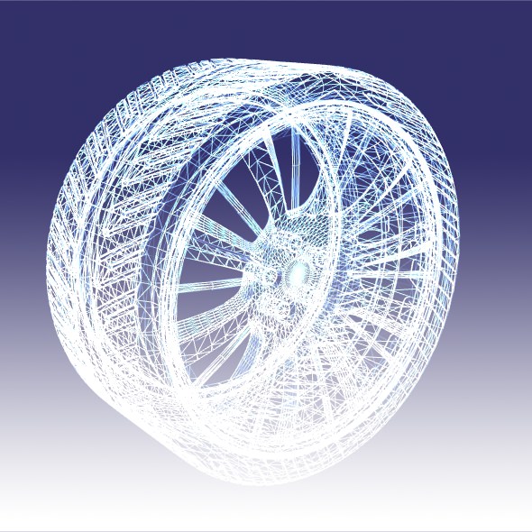 Sports car wheel CAD model 3D model | CGTrader