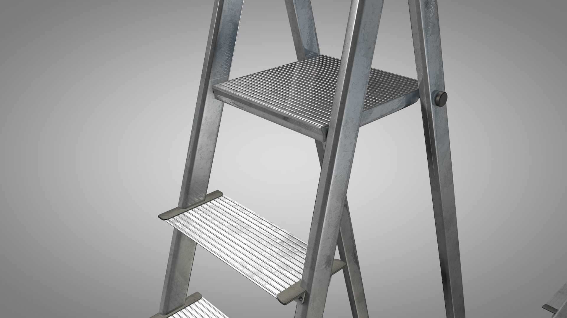 Ladder three ladders 3D model | CGTrader