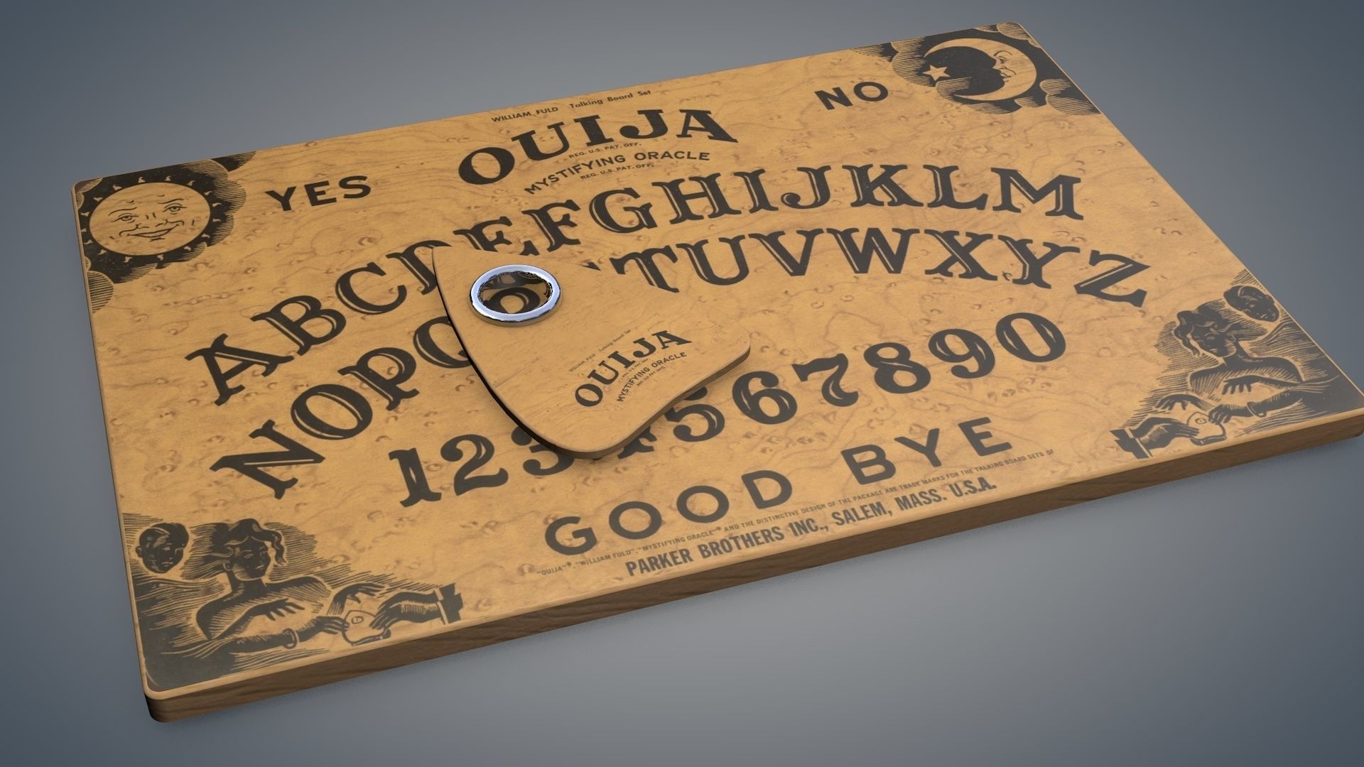 Ouija Board 3D model | CGTrader