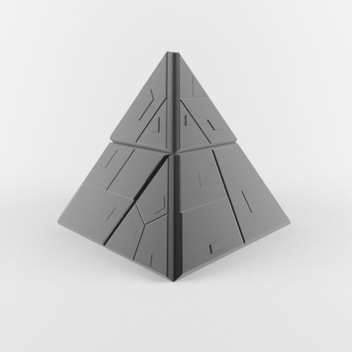 3D model Sci Fi Pyramid Shape Triangle 1 VR / AR / low-poly | CGTrader