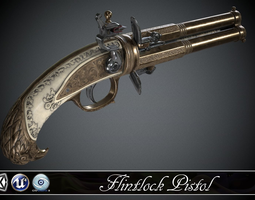 Flintlock 3D Models | CGTrader