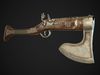 3D model Flintlock Axe-Gun - model and textures VR / AR / low-poly ...