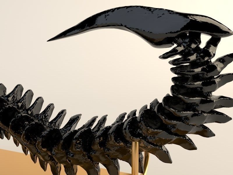 THE TAIL OF ALIEN 3D model 3D printable | CGTrader