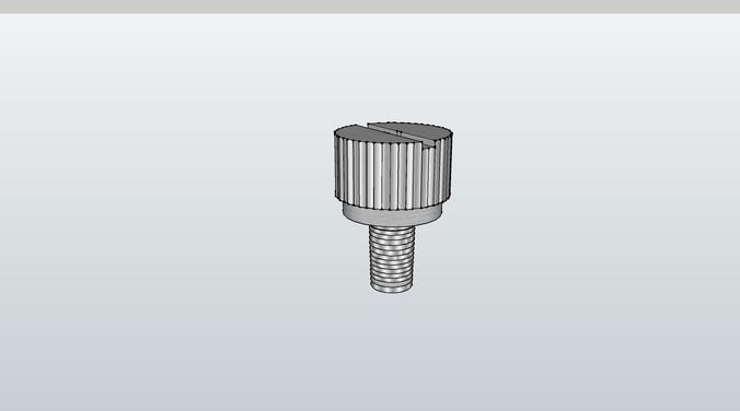 A computer case screw free 3D model | CGTrader