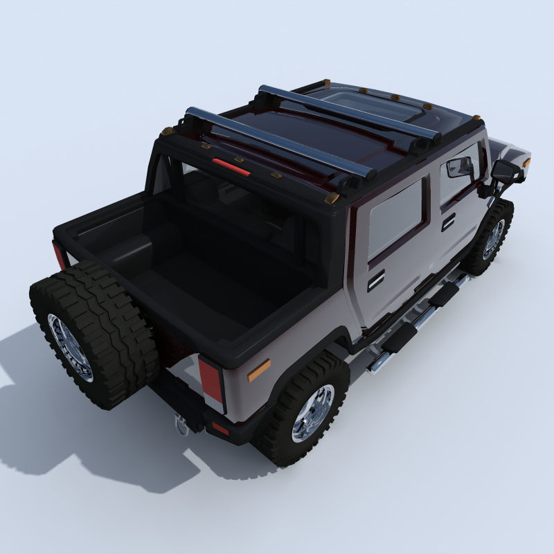 Hummer H2 free 3D model | CGTrader