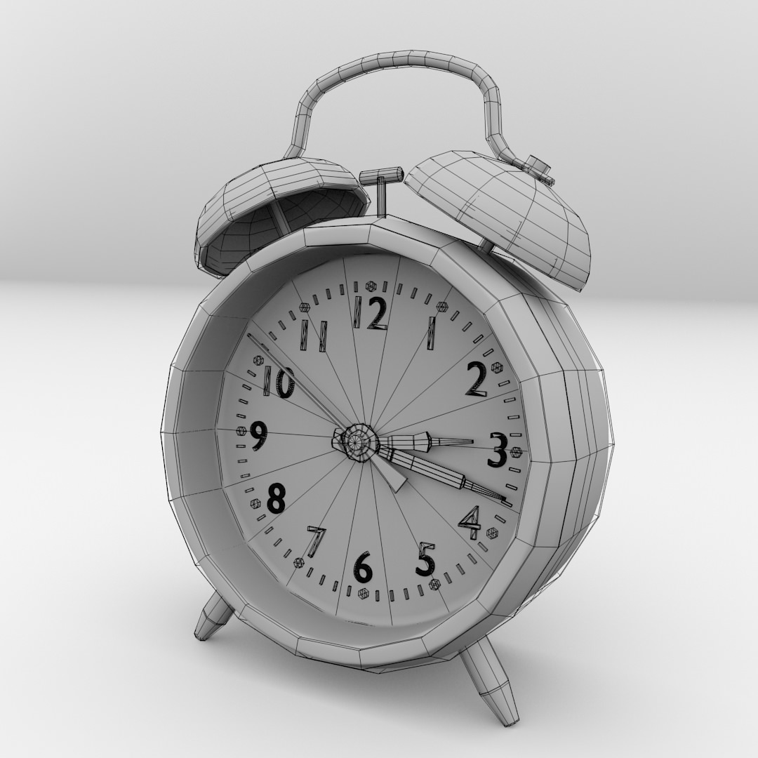 Alarm Clock 3D model | CGTrader