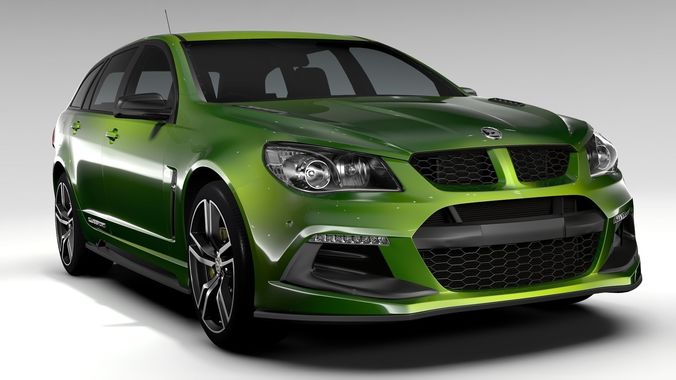 HSV Clubsport R8 Tourer Gen F2 2017 3D model | CGTrader