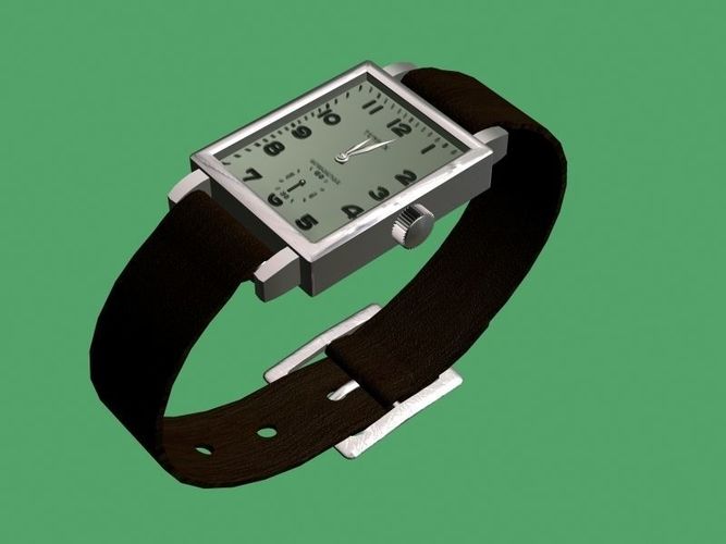 wrist-watch - WWII Europe 3D model animated | CGTrader